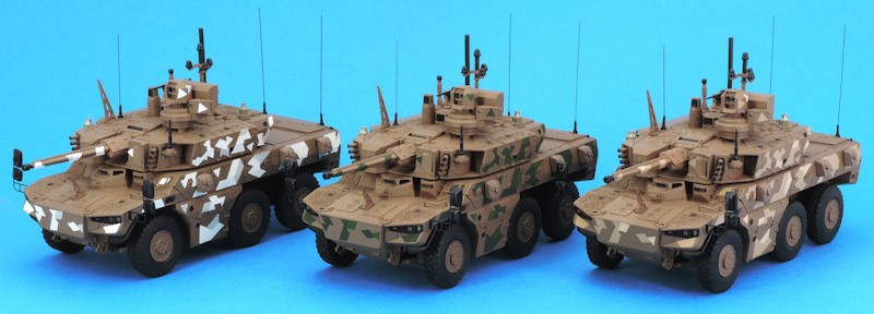 Maquettes VBMR Griffon Scorpion camouflage CAMTAC